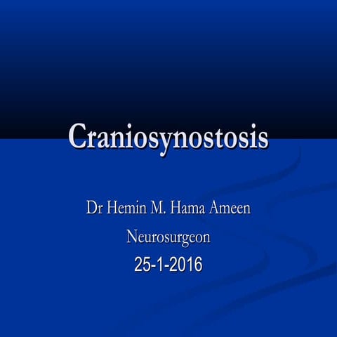 Craniostenosis | PPT
