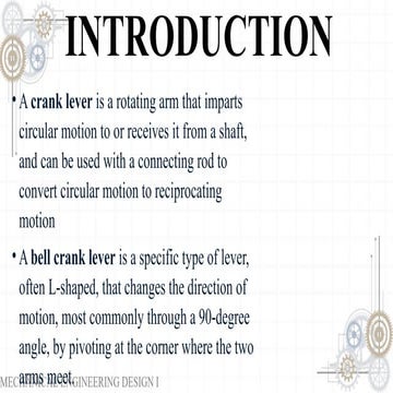 Bell Crank Lever.pptxDesign of Bell Crank Lever | PPTX