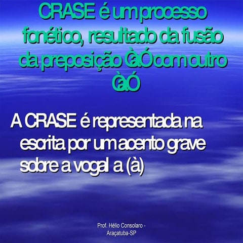Crase | PPT