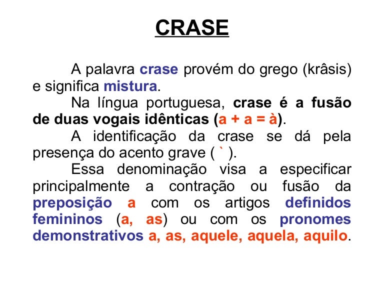 Crase