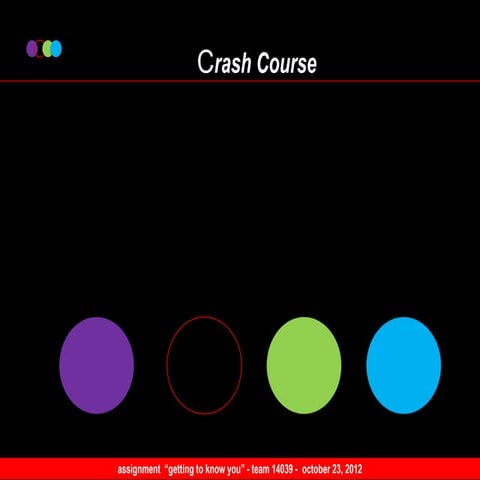 Crash course-assignment 1-v4 | PPT
