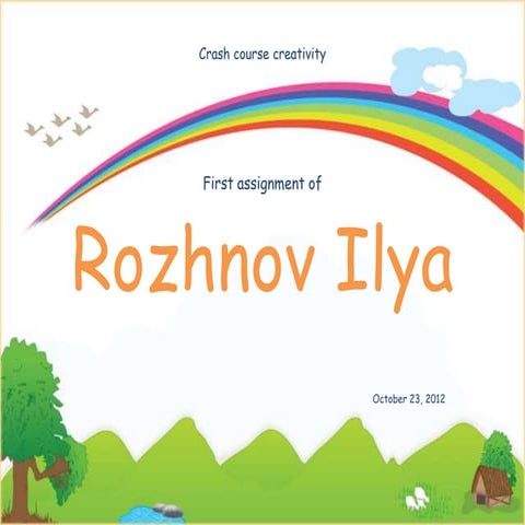 Crash course creativity | PPSX