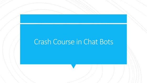 Machine learning quick tutorial using NER | PPT