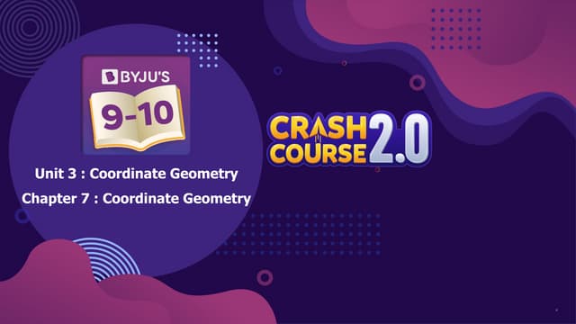 CLASS X MATHS Coordinate geometry | PPT