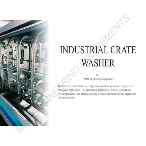 Crate Washer, Bin Washer, Tray Washer, Bin washer, Basket washer ...