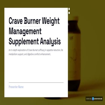 Crave Burner: The Ultimate Appetite Control Supplement for Effective ...