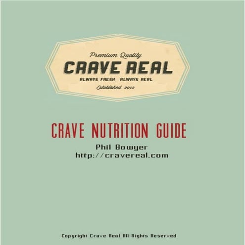 Crave Nutrition Guide | PDF