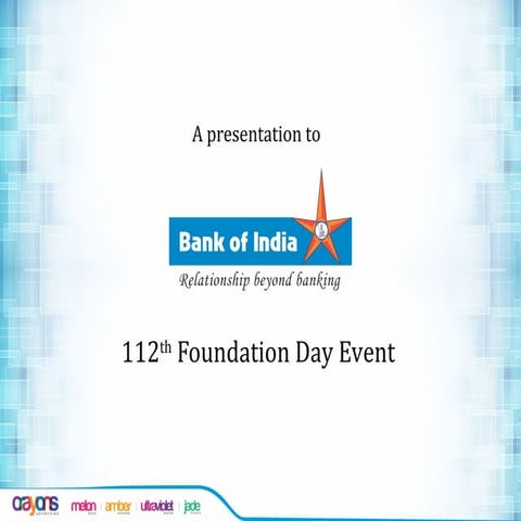 Jade Events BOI - Foundation Day Event | PPT