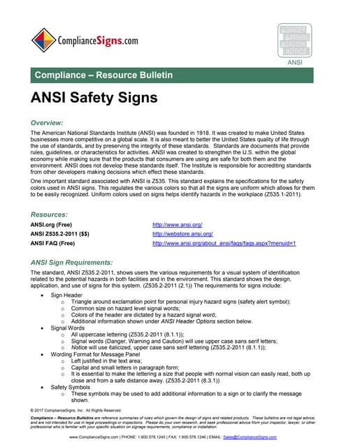 OSHA Safety Signs and Labels | PDF