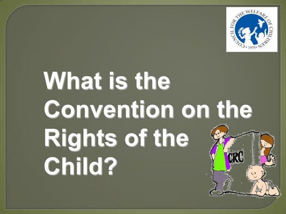 Module 01 introduction to child rights | PPT
