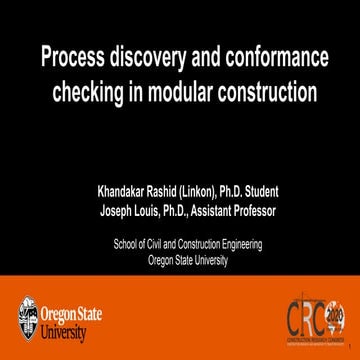 Crc 2020 Process discovery and conformance checking in modular ...