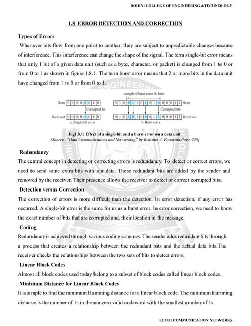 Error Checking and Correction (Parity Bit, Majority Voting, Check Digit) | PPTX | Computing ...