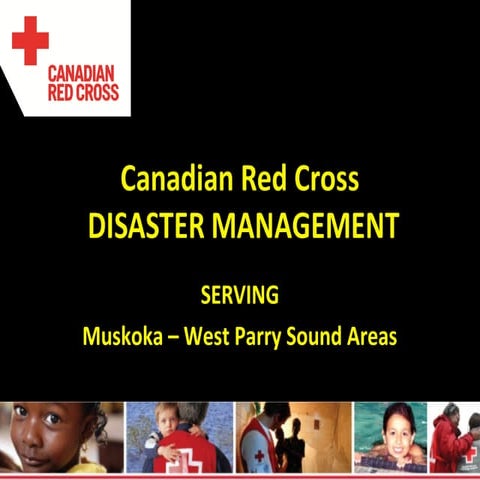 Canadian Red Cross Disaster Management | PPT