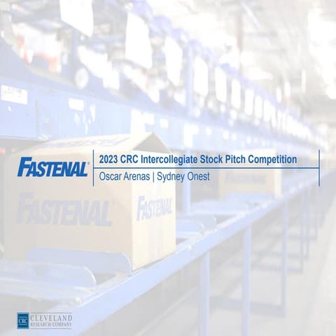 2023 Cleveland Research Company Intercollegiate Stock Pitch Competition ...