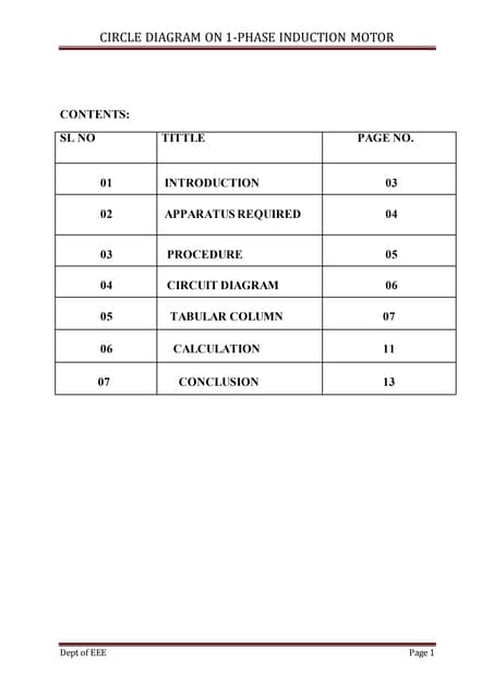 Load test on single phase indution motor | PDF