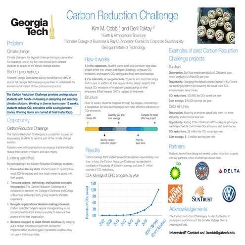 Carbon Reduction Challenge - overview | PPTX