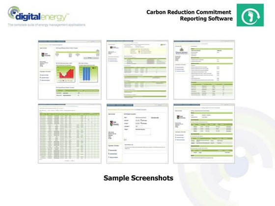 Energy management dashboard (screenshots) | PPTX
