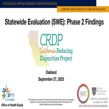 CRDP Stakeholder Briefing Slide Deck_Oakland_9.25.23_OHE version_1054am ...