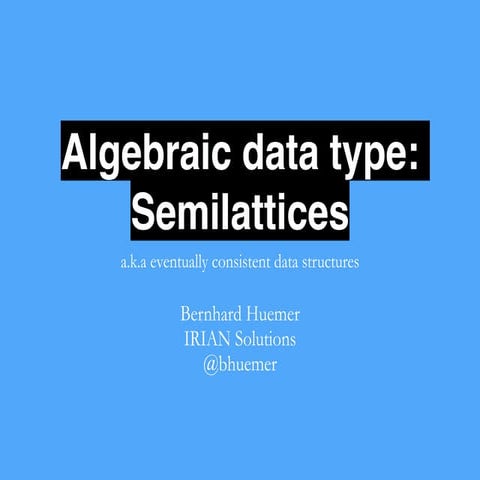 Algebraic data types: Semilattices | PDF | Programming Languages ...
