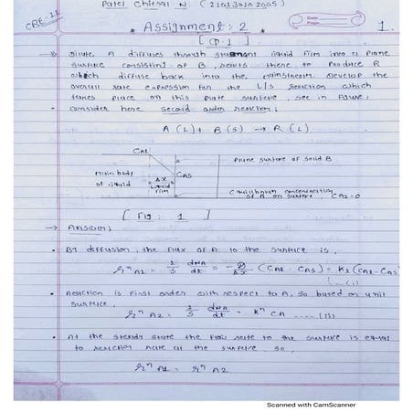 CRE-II Problem & Solution | PDF