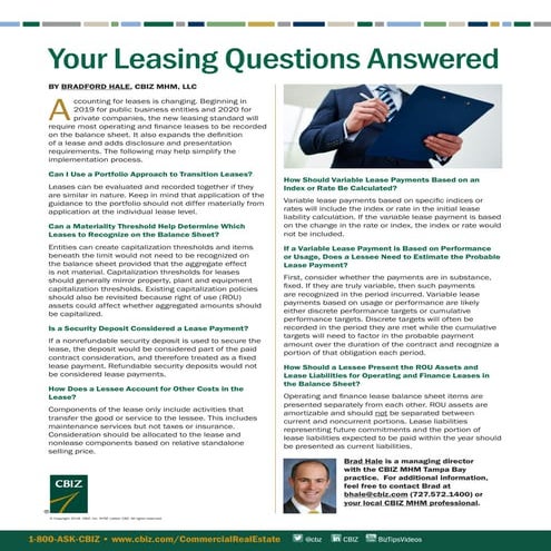 Your Leasing Questions Answered - May 2018 | PDF