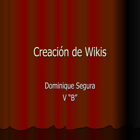 Creación de Wikis en PbWiki | PDF