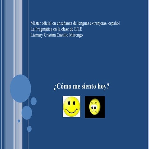 ¿CÓMO ME SIENTO HOY? | PPT