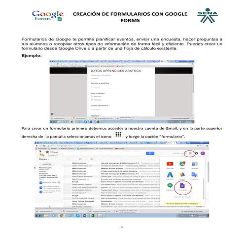 Cómo crear un formulario de google | DOCX