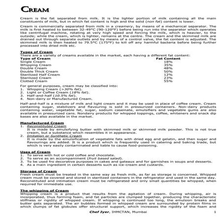 Cream | PDF
