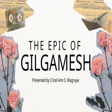 The Epic of Gilgamesh Mesopotamian Literature.pptx