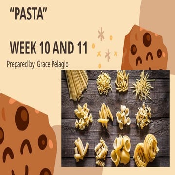 Know Your Pasta with this guide | PDF