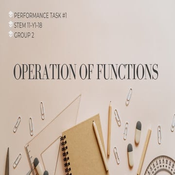 functions | PPT