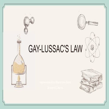 Gay Lussac's LawGay Lussac's Law - states that the pressure of a given ...