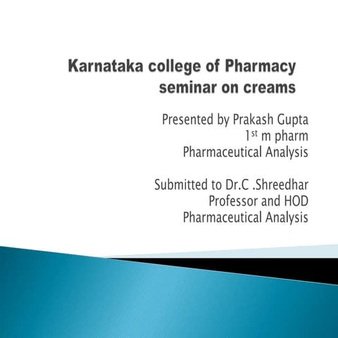 (PS) Practice School Modules (B Pharm 7th Semester ). | PPTX