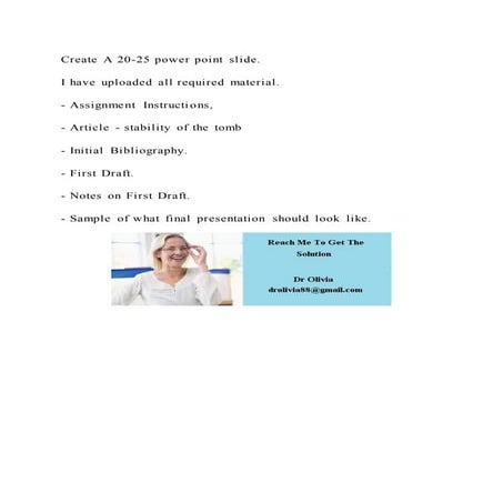 Create A 20-25 power point slide.I have uploaded all required ma | DOCX