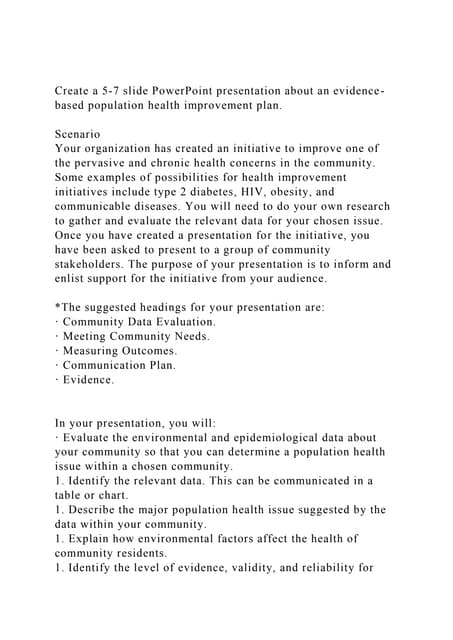 Evidence-Based Population Health Improvement Plan Scoring Guid.docx