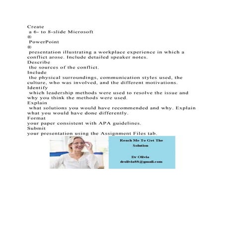 Create a 6- to 8-slide Microsoft® PowerPoint® presentation.docx