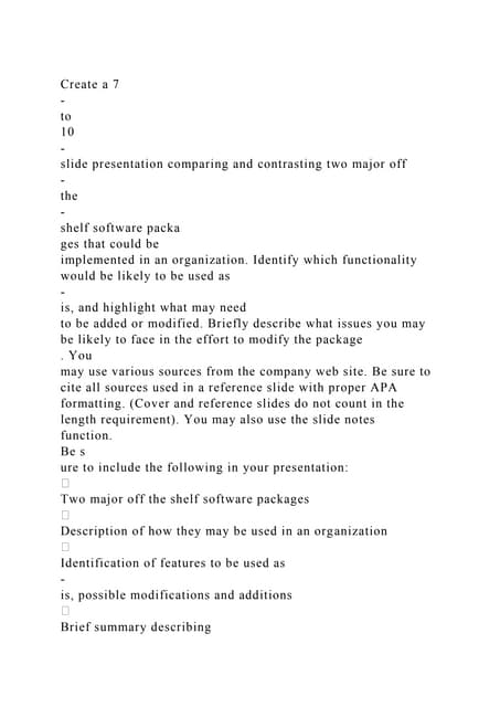 Create a 8- to 10-slide Microsoft® PowerPoint® presentatio.docx