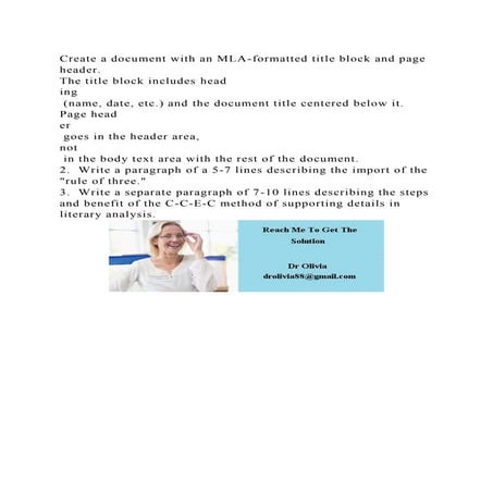 Create a document with an MLA-formatted title block and page header..docx