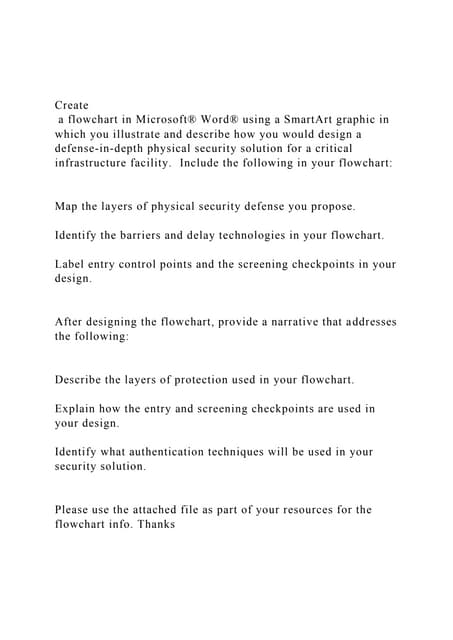 Create A Flowchart In Microsoft® Word® Using A Smartart Graphi Docx