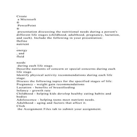 Create a Microsoft® PowerPoint® presentation discussing th.docx ...