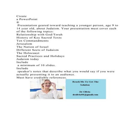 Create a PowerPoint® Presentation geared toward teaching a you.docx