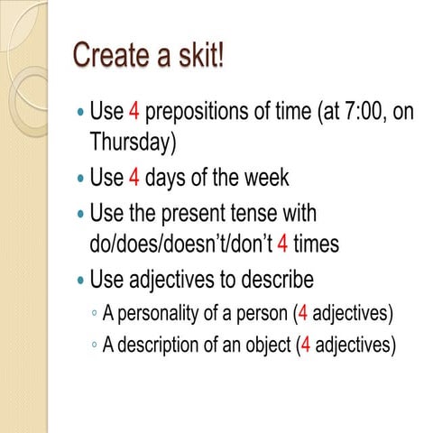 Create a skit! | PPTX