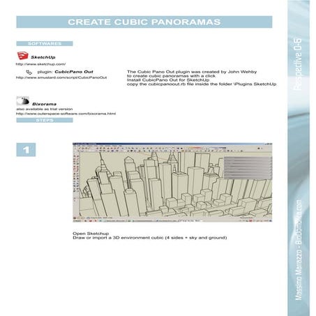 Create cubic panoramas | PDF