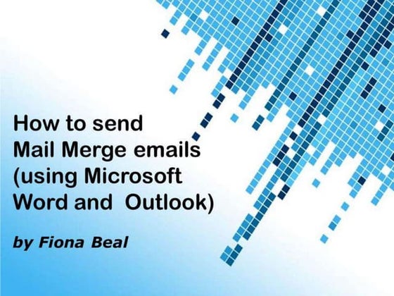 MAIL MERGE.ppt