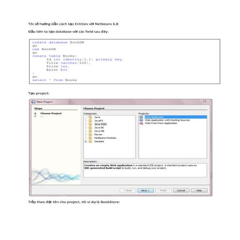 Create JPA, JSF with netbeans 6.8 | DOCX