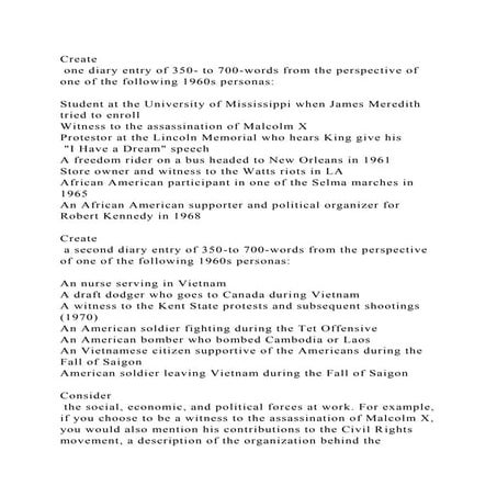 Create one diary entry of 350- to 700-words from the perspective o.docx