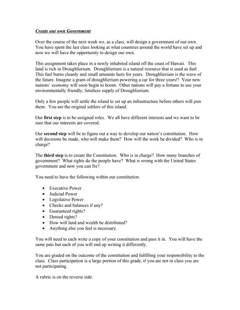 Create our own government | PDF Create our own government | PDF