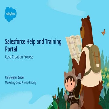 SFMC Case creation by salesforce marketing cloud | PPTX