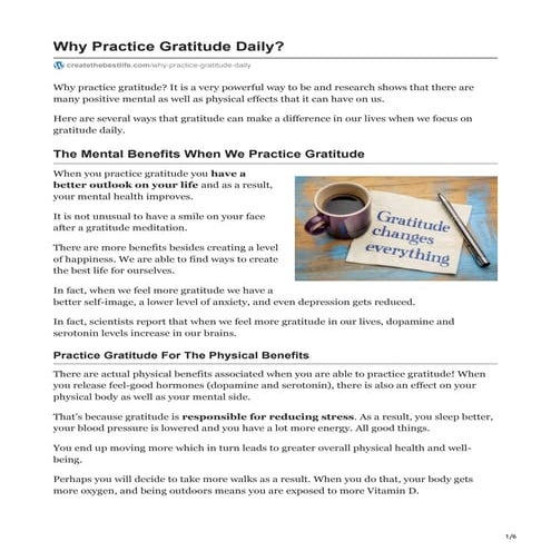Gratitude | PPTX